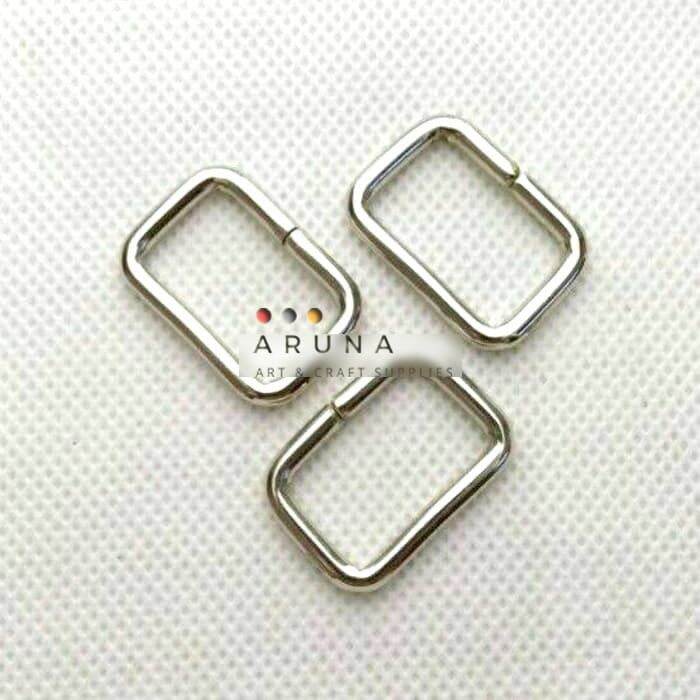 100 PCS RING KOTAK BESI 2.0 CM WARNA NIKEL | Lazada Indonesia