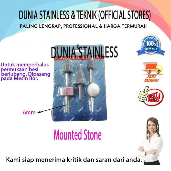 Mounted Stone 6mm untuk poles besi | Lazada Indonesia