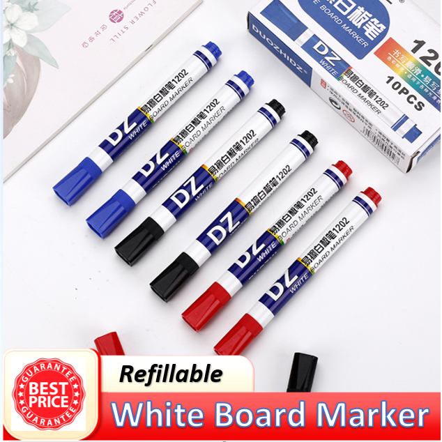 White Board Marker Pen Refillable Whiteboard Marker Pen Papan Putih 白板笔 ...