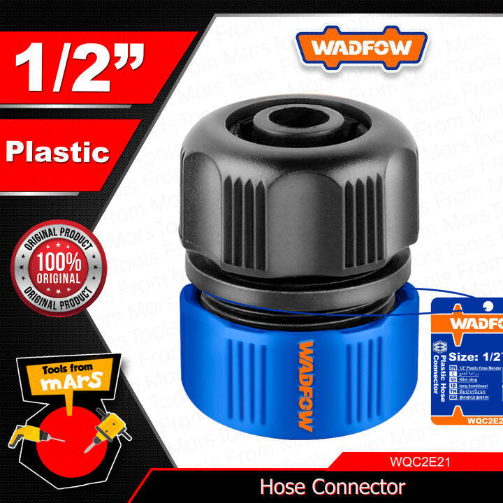WADFOW 1/2" Inch Plastic Garden Hose Mender Garden Connector Hose ...
