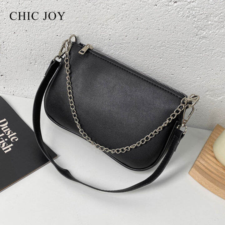 Cjoy กระเป๋าสะพาย ผู้หญิง กระเป๋าแมสเซนเจอร์สะพายไหล่ข้างเดียวของผู้หญิง,กระเป๋าสายโซ่รัดใต้วง ...