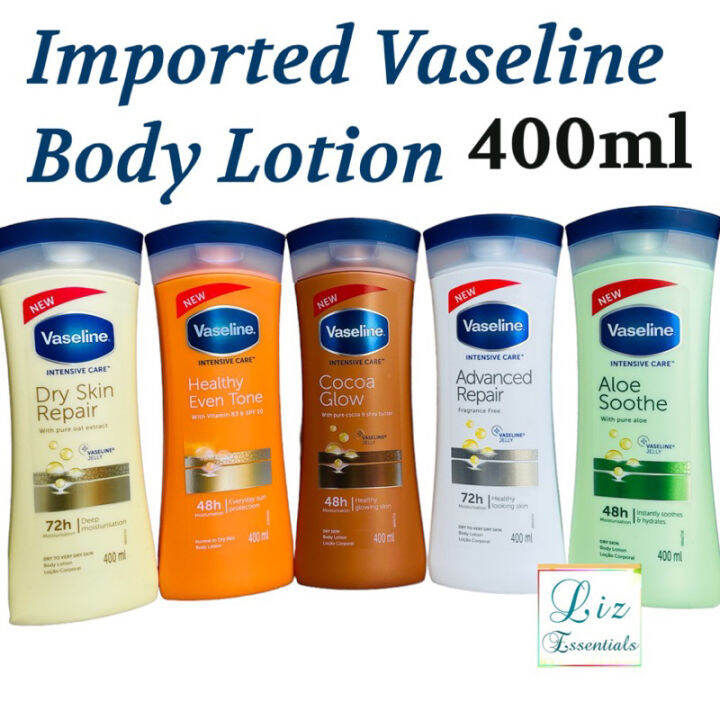 Original Vaseline Intensive Body Lotions Care Cocoa Glow 400ml | Lazada PH