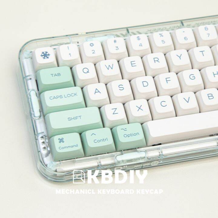 Kbdiy 134 Keys Snow Mountain MAC Apple PBT Keycap XDA Profile Keycaps ...