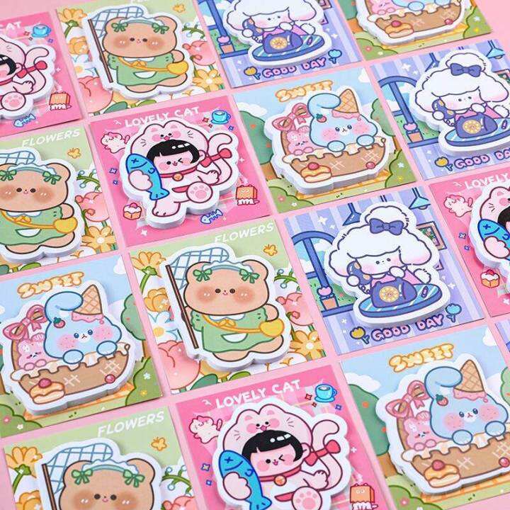 STICKY NOTES STICKER ANIMASI KARTUN KAWAII | Lazada Indonesia