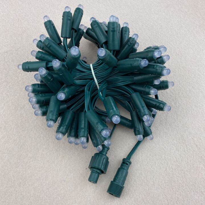 Bullet Regulated Type 100pcs/string Dc12v 12mm Ws2811 Addressable Rgb Led Pixel Node All ...