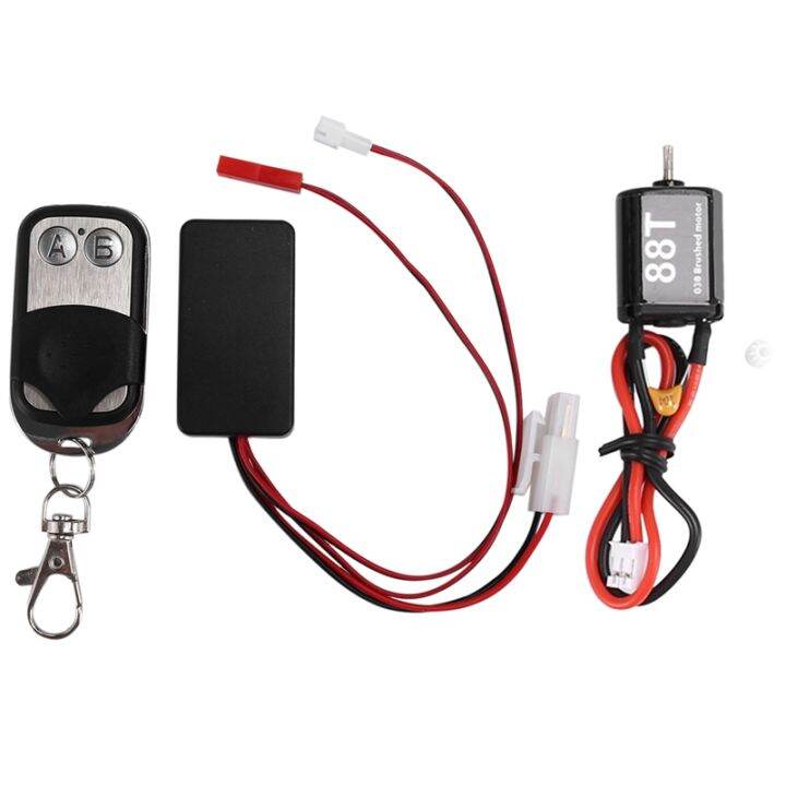 030 88T Brushed Motor and Uniform Motion Remote Control for DIY ...