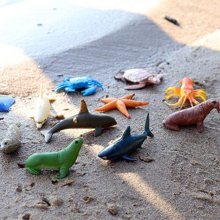 Special Offers Oenux Ocean Animals Megalodon Dolphin Fish Lobster Whale ...