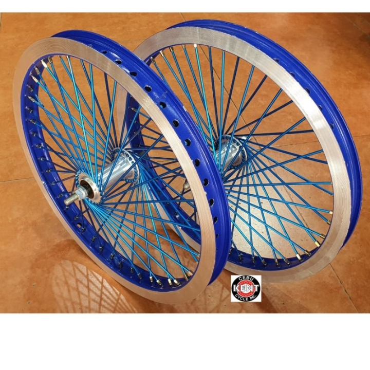 Kent Extreme Double Wall Bmx Front & Rear Rim Wheelset 20" Wheel set ...