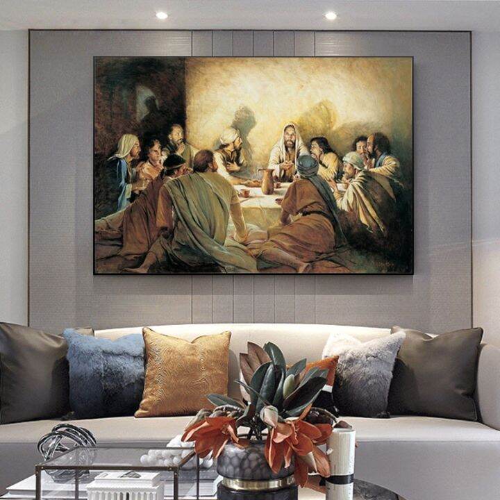 1 Piece Classical Famous Jesus Oil Paintings on Canvas Nordic Last ...