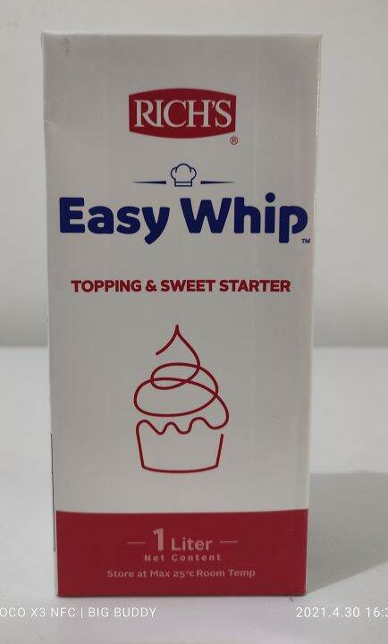 RICH'S Easy Whip 1Liter | Lazada PH