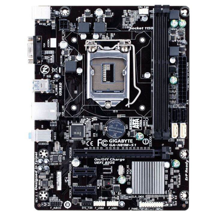 GIGABYTE GA-H81M-S1 H81 LGA1150 Motherboard 4th GEN CPU DDR3 16G USB3.0 ...