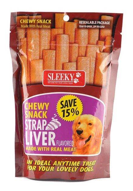 Sleeky Chewy Snack Straps 175g - Liver | Lazada PH
