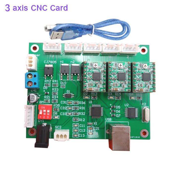 1 Grbl Breakout Board Usb 3 Axis Expansion Plate Cnc Shield Controller