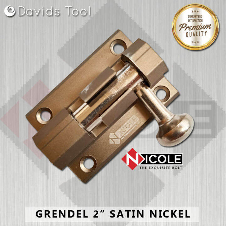 Gerendel Pintu Grendel Jendela Aluminium 2 3 inch Nicole Sn | Lazada ...