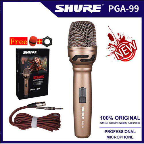 Shure PGA-99 Professional Vocal Dynamic Wired Microphone | Lazada PH