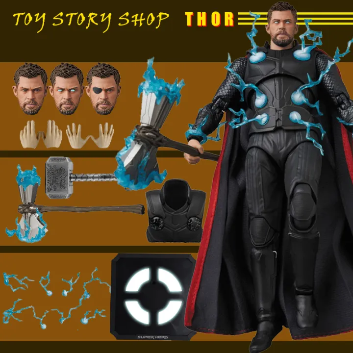 MAFEX 104 Version Avengers Thor Action Figure Toy with Box for Kids ...