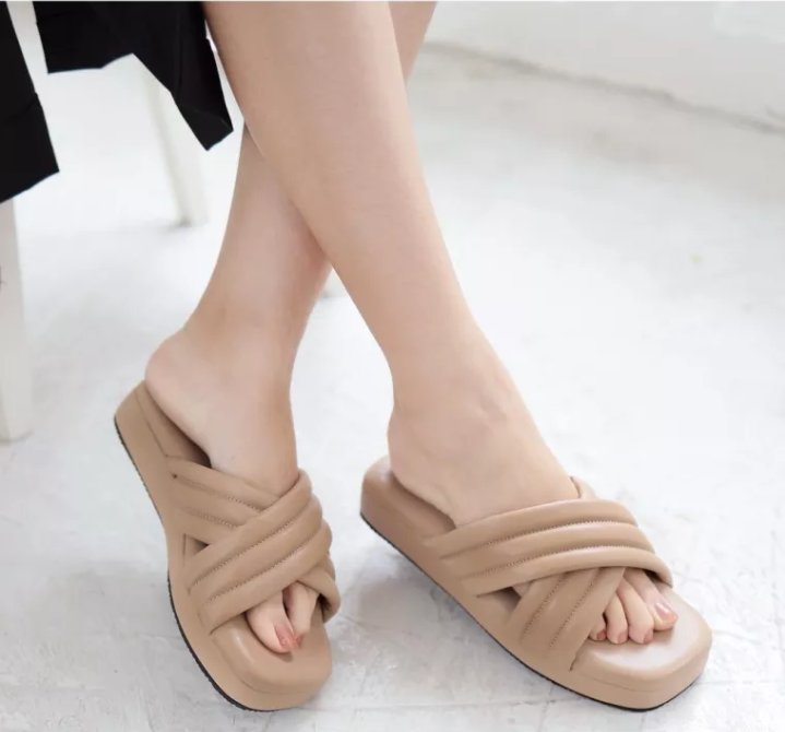 Sandal selop wanita dewasa terbaru 2022 model silang sendal cewek busa ...