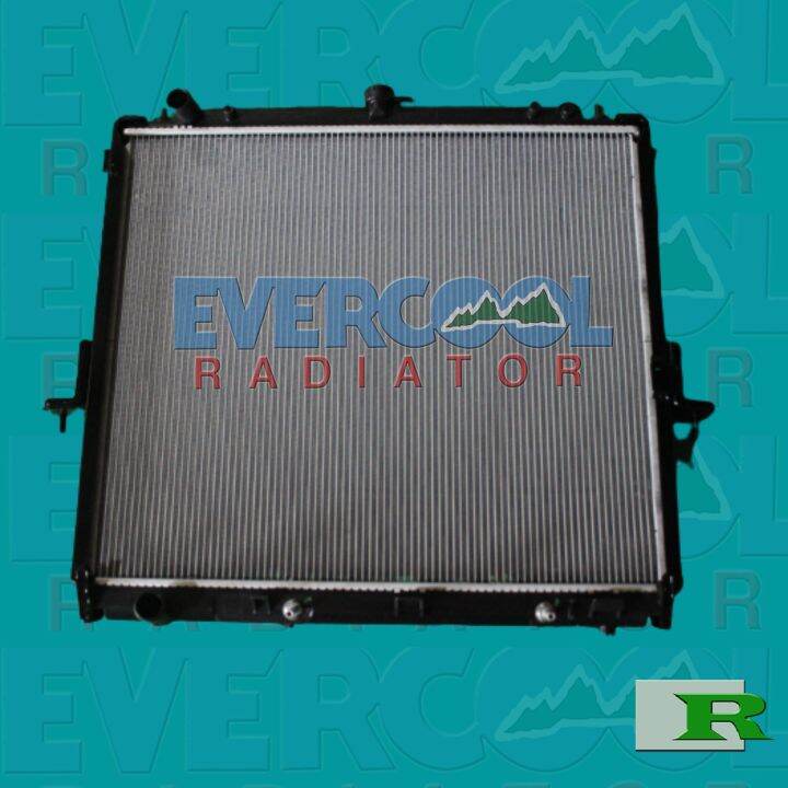 Nissan Navara 2007 - 2015 A/T 3 Rows Evercool Plastic Aluminum Radiator ...