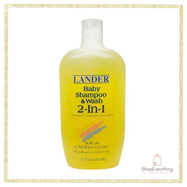 Lander Baby Shampoo Wash 2-in-1 444ml | Lazada PH