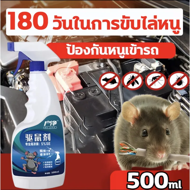 ⭐⭐⭐ส่งฟรี [ตรงปก] HUJINGสเปรย์ไล่หนู จิ้งจก ตุ๊กแก น้ำยาไล่หนู ไล่ ...