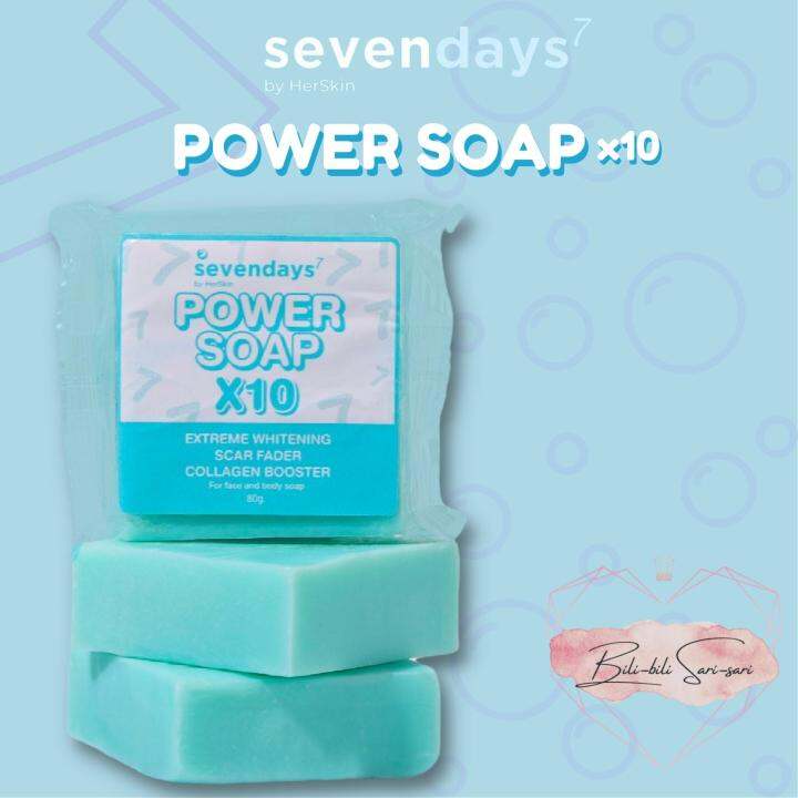Sevendays Power Soap x10 Whitening for Face and Body by Kath Melendez ...