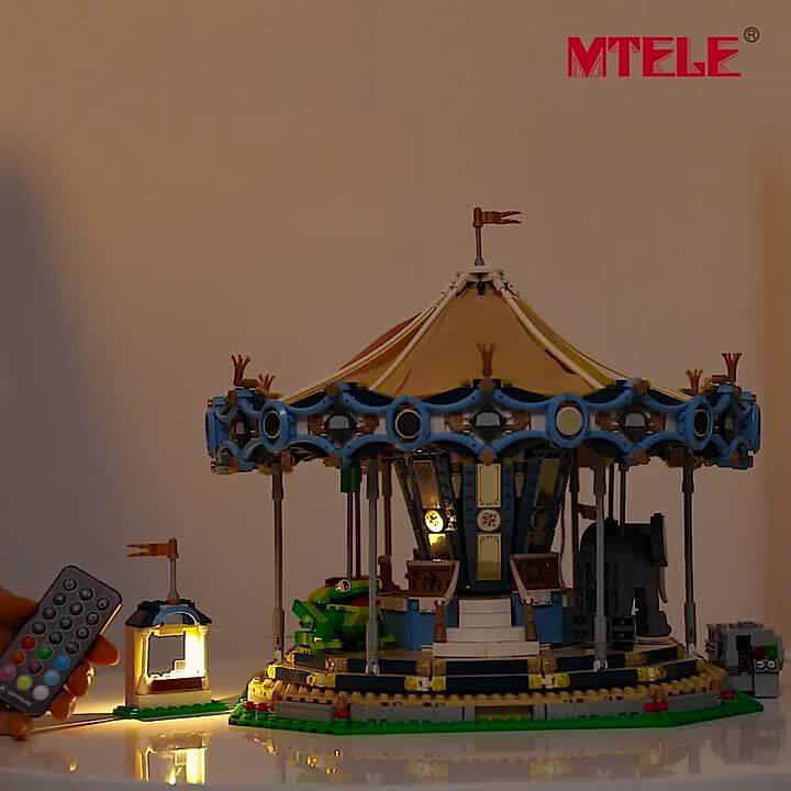 YEABRICKS LED Light Kit for 10257 The New Carousel, RGB Remote Control ...
