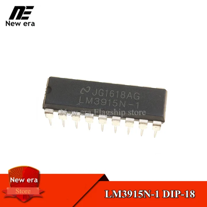 5Pcs LM3915N-1 DIP-18 LM3915N DIP18แท่ง LED Graph Display Driver ชิป IC ...