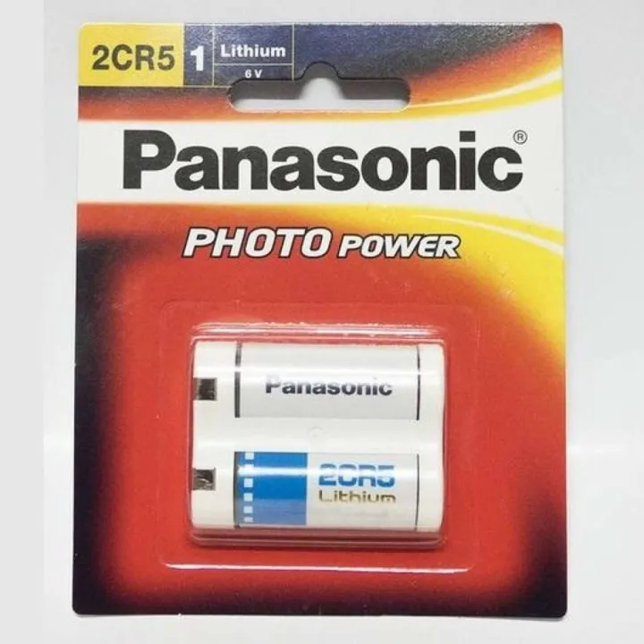 Panasonic 2CR5 Battery 6V Lithium Batteries 2CR-5 Cylindrical Photo ...