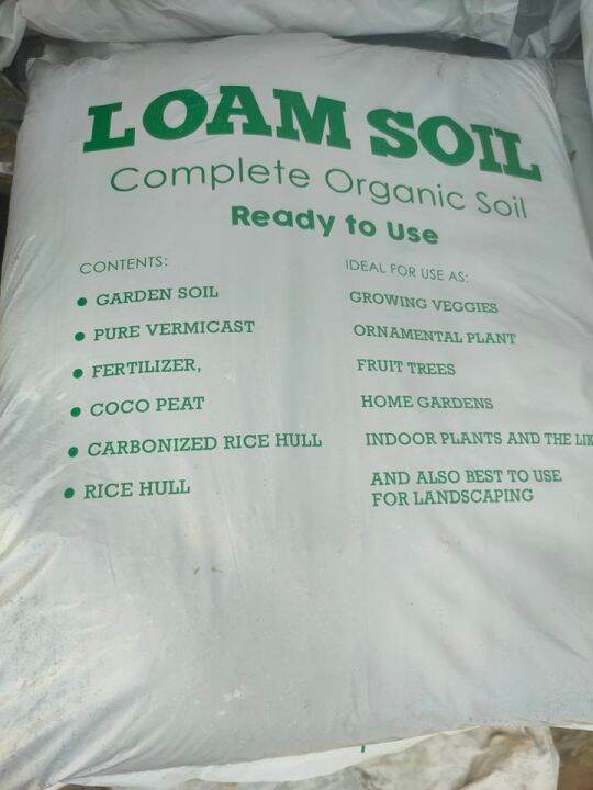 ORGANIC LOAM SOIL (9-11KGS) (Complete with Garden soil, coco peat ...