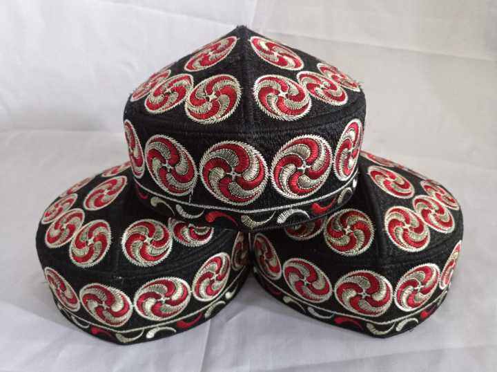 PECI SONGKOK KOPEAH PAKISTAN FULL BORDIR ANEKA MACAM MOTIF | Lazada ...