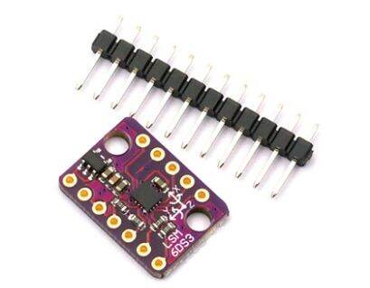 GY-LSM6DS3 LSM6DS3 Accelerometer Gyro Embedded Digital Temperature Sensor Module SPI IIC I2C ...