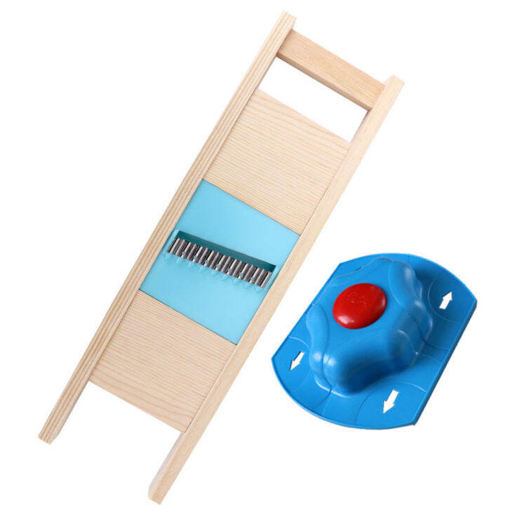 Solid wood potato grid slicer potato net flower vegetable slicer ...