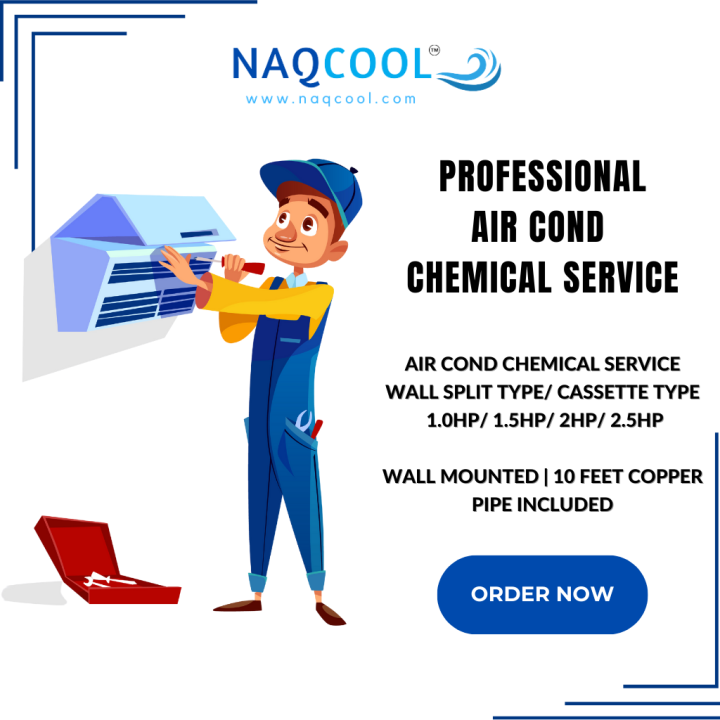 Air Cond Chemical Service - Wall Split Type/ Cassette Type 1hp / 1.5hp ...