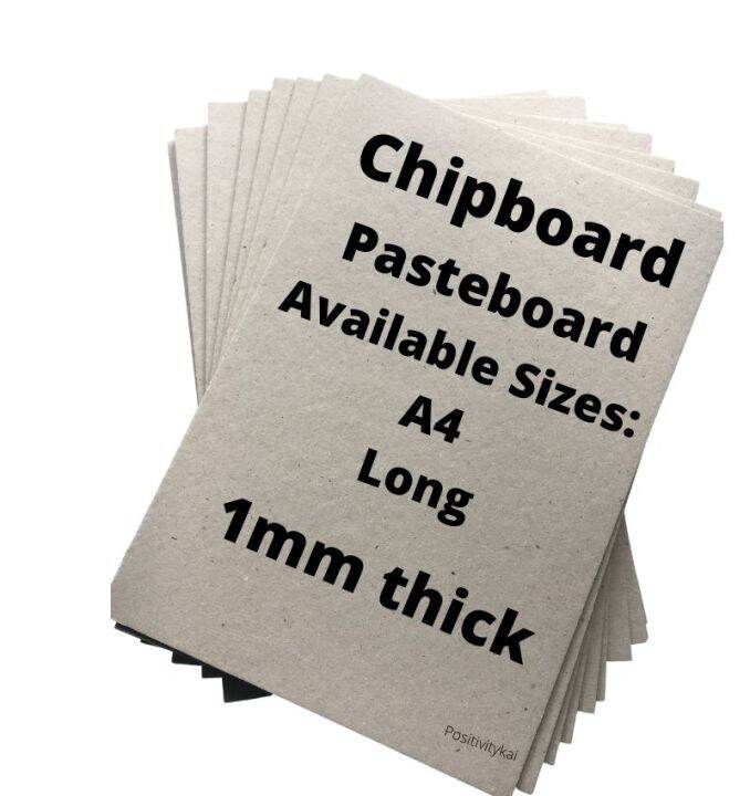 Chipboard #50 1mm thick in A4 and Long sizes / Sold by 10s and 20s ...