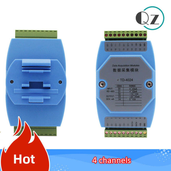 4-20mA og output module 4 channel AO current voltage RS485 Modbus ...