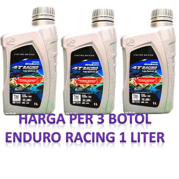 per 3 botol enduro racing 1 liter oli mesin pertamina enduro | Lazada ...