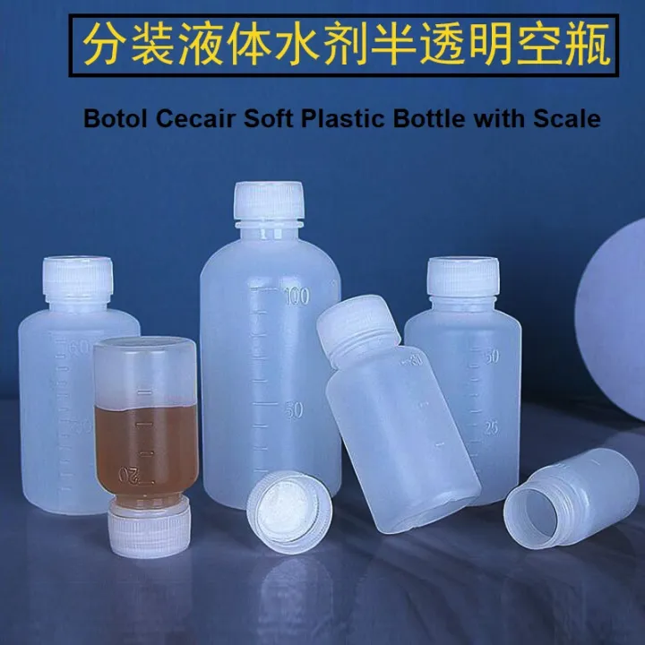 Botol Cecair Soft Plastic Bottle with Scale 30ml,60ml Botol Kosong | Lazada