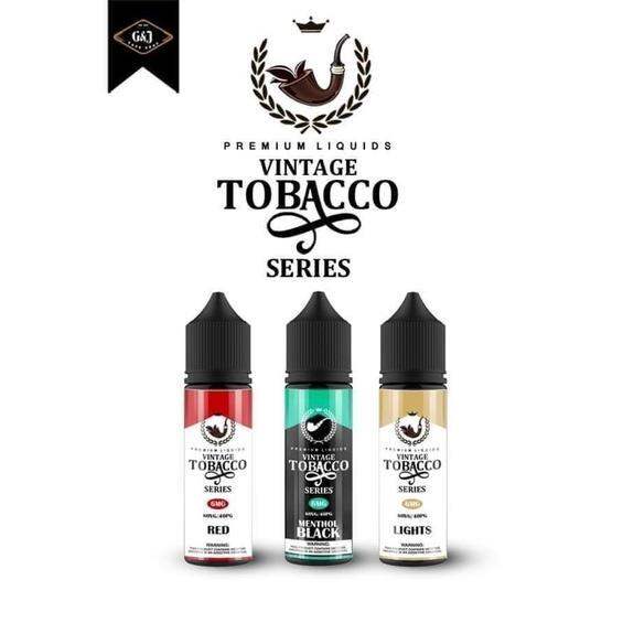 vape Vintage Tobacco Series Premium Vape Juice/E-Liquids 60mL 60VG/40PG ...