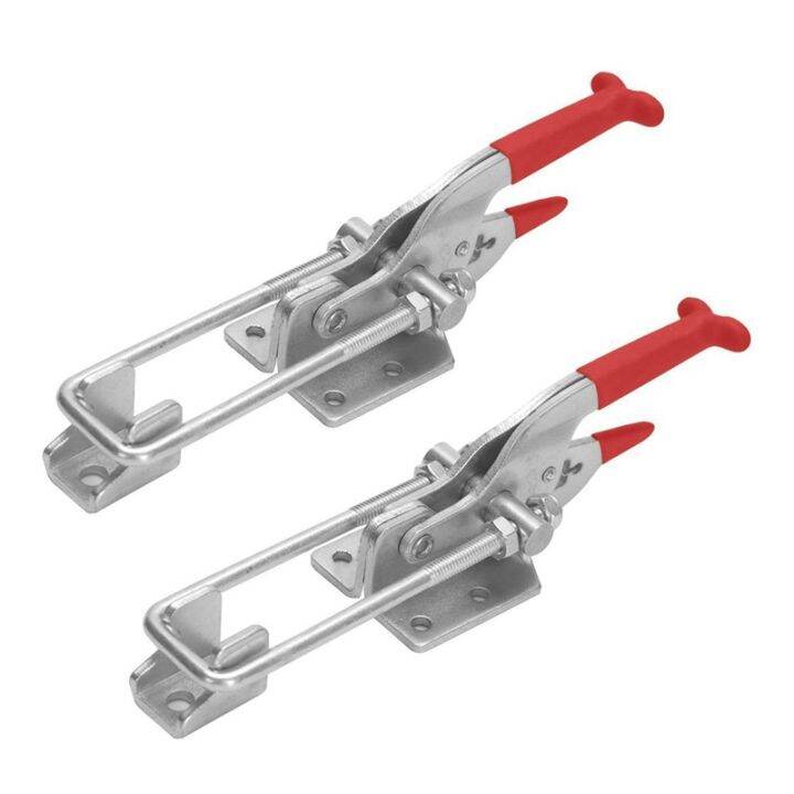 2-Pack 2000Lbs Capacity Heavy Duty Adjustable Latch U Bolt Self-Lock ...