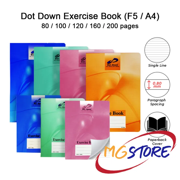 Dot Down Exercise Book F4 / A4 | Lazada