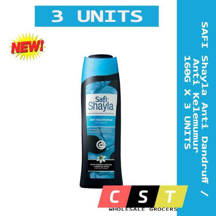 SAFI Shayla Anti Dandruff / Anti Kelemumur 160g X 3 UNITS | Lazada