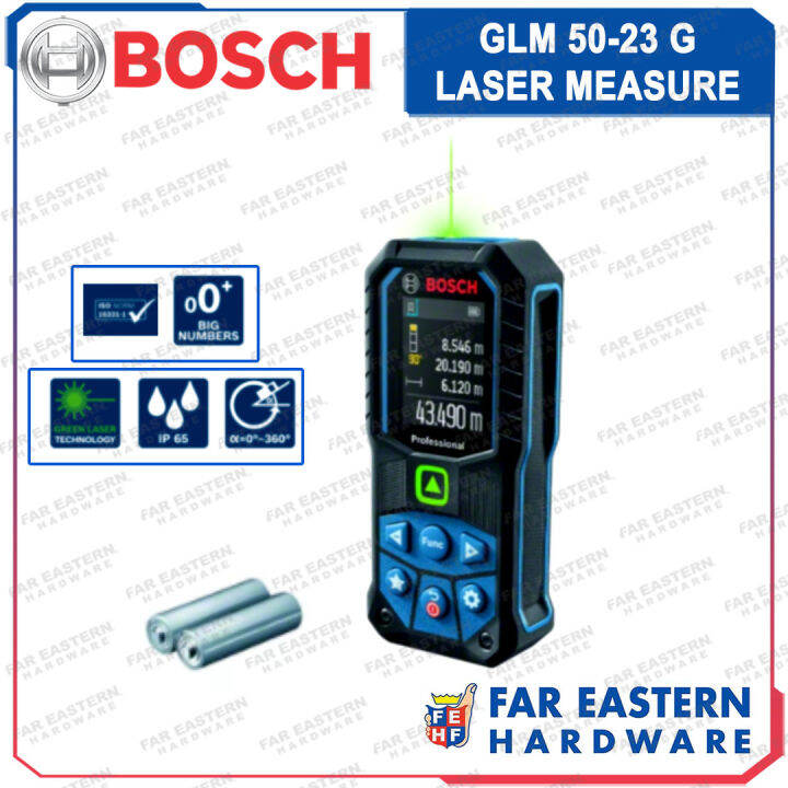 BOSCH GLM 50-23 G Laser Rangefinder / Distance Measurer RBMT | Lazada PH