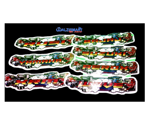 Motorcycle Trendy Thai look Stickers | Lazada PH