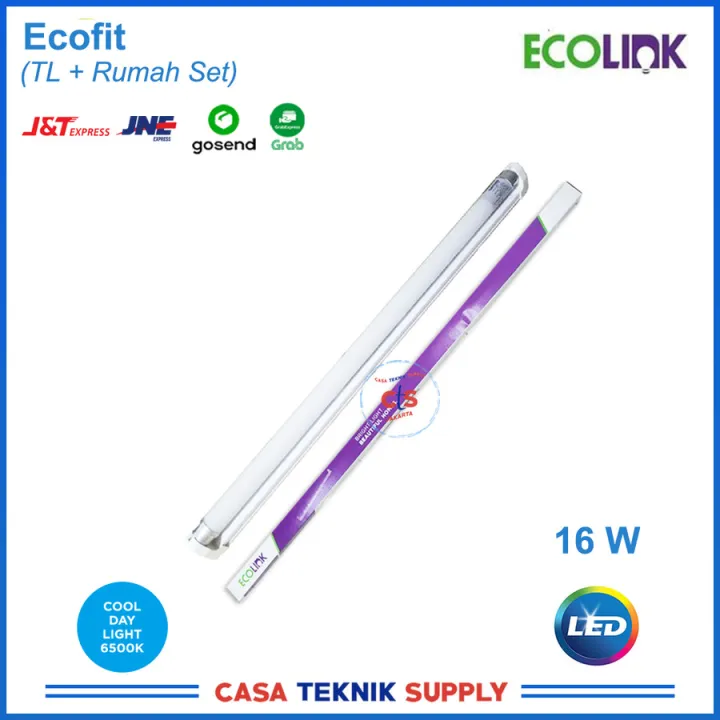 Lampu ECOLINK TL LED SET Ecofit 16 Watt 16Watt 16W 16 W + RUMAH LAMPU | Lazada Indonesia