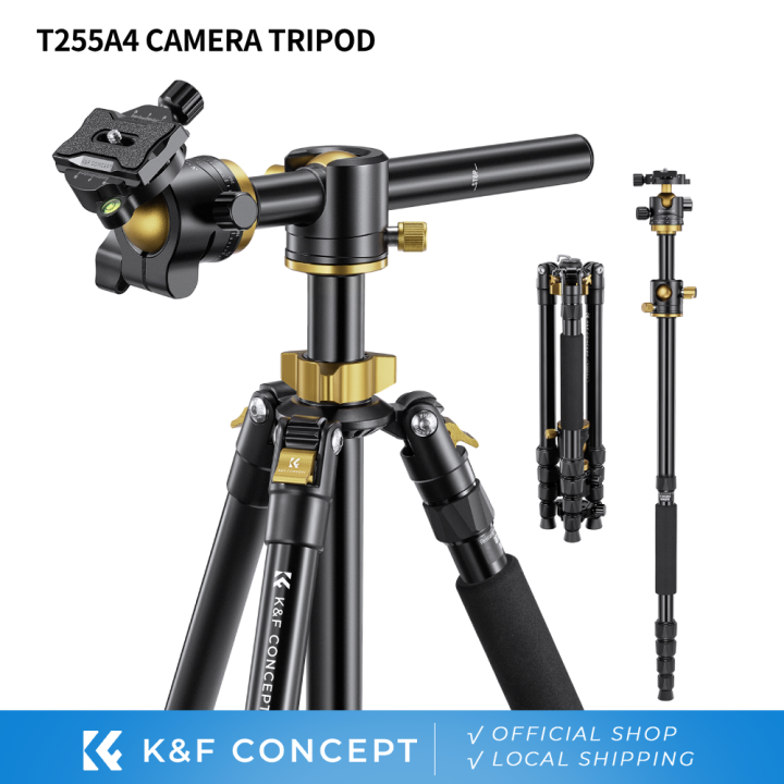 K&F Concept Transverse Center Column Aluminium DSLR Tripod can be ...