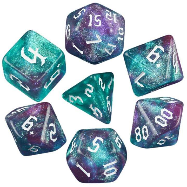 DND Cubes MTG Dice RPG Dice Amazing Colours Mixing Fantasy Starlight ...