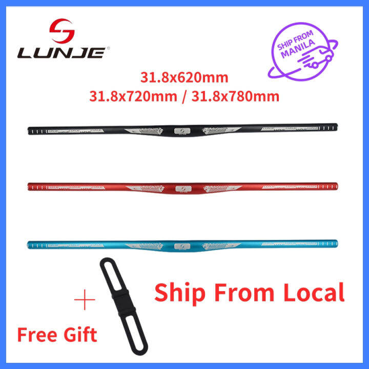 【Deliver in 3 Days】LUNJE 620/720/780mm*31.8mm MTB Bicycle Aluminium ...