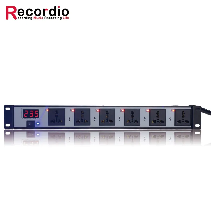 GAX-1006 Professional 6 channel audio power sequencer controller sound ...