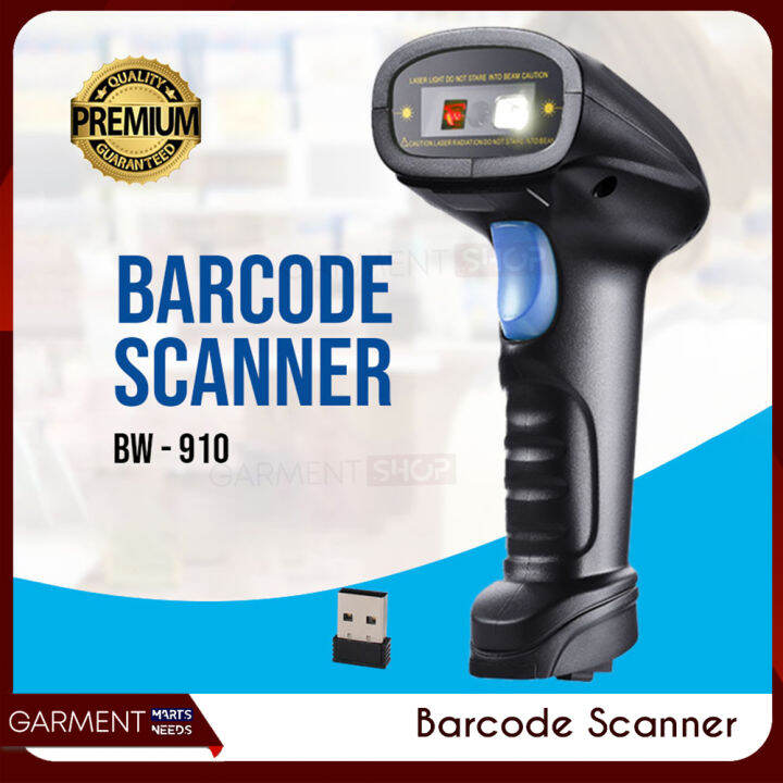 Barcode Scanner Laser Tangan 2D Auto Scan Kasir Label Harga ID Card ...