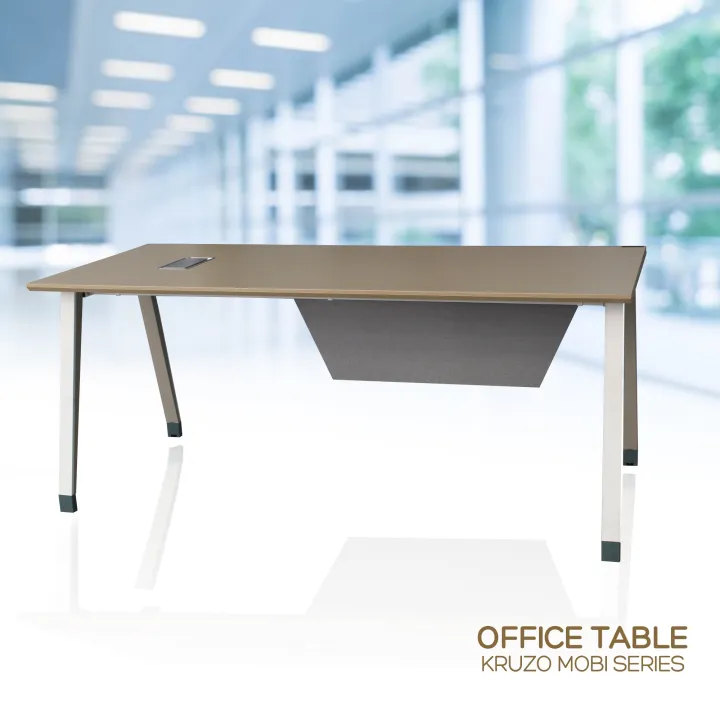KRUZO MOBI2 Series Modern High-end Office Table and Side Cabinet ...